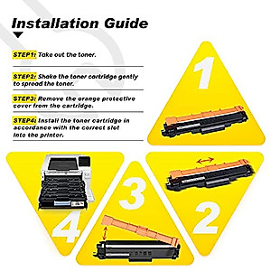 v4ink Compatible Toner Cartridge Replacement for Brother TN223 TN227BK TN227 Black Toner Cartridge for use with Brother MFC-l3770CDW MFC-l3750CDW MFC-l3710CW HL-L3290CDW HL-L3230CDW Printer 1 Pack