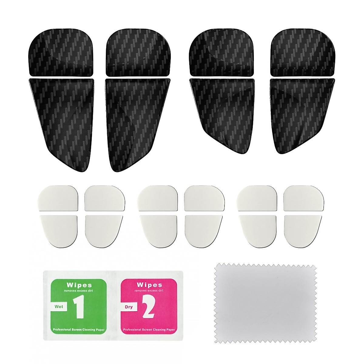 PlayVital Blade 2 Pairs Shoulder Buttons Extension Triggers for ps5 Controller, Game Improvement Adjusters for PS Portal Remote Player, Bumper Trigger Extenders for ps5 Edge - Graphite Carbon Fiber