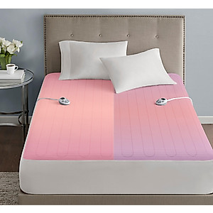Serta Waterproof Heated Mattress Pad - Electric Bed Warmer with 10 Heat Settings, Auto Shut Off Timer, ETL Certified Electric Mattress Pad, Elastic Deep Pocket, Machine Washable, White King