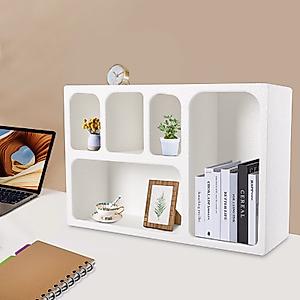 NOLANTISI Modern Geometric Arched Wall Storage Cabinet, Modern Wall Shelves for Wall Decor, Floating Shelves, Wall Mounted Storage Organizer for Bathroom, Living Room, Bedroom, Fully Assembled