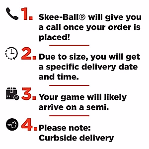 Skee-Ball Arcade Table Machine Game for Home Basement Recreation Room - Deluxe Nostalgic Classic Family Fun of Roll and Score - Made in The USA