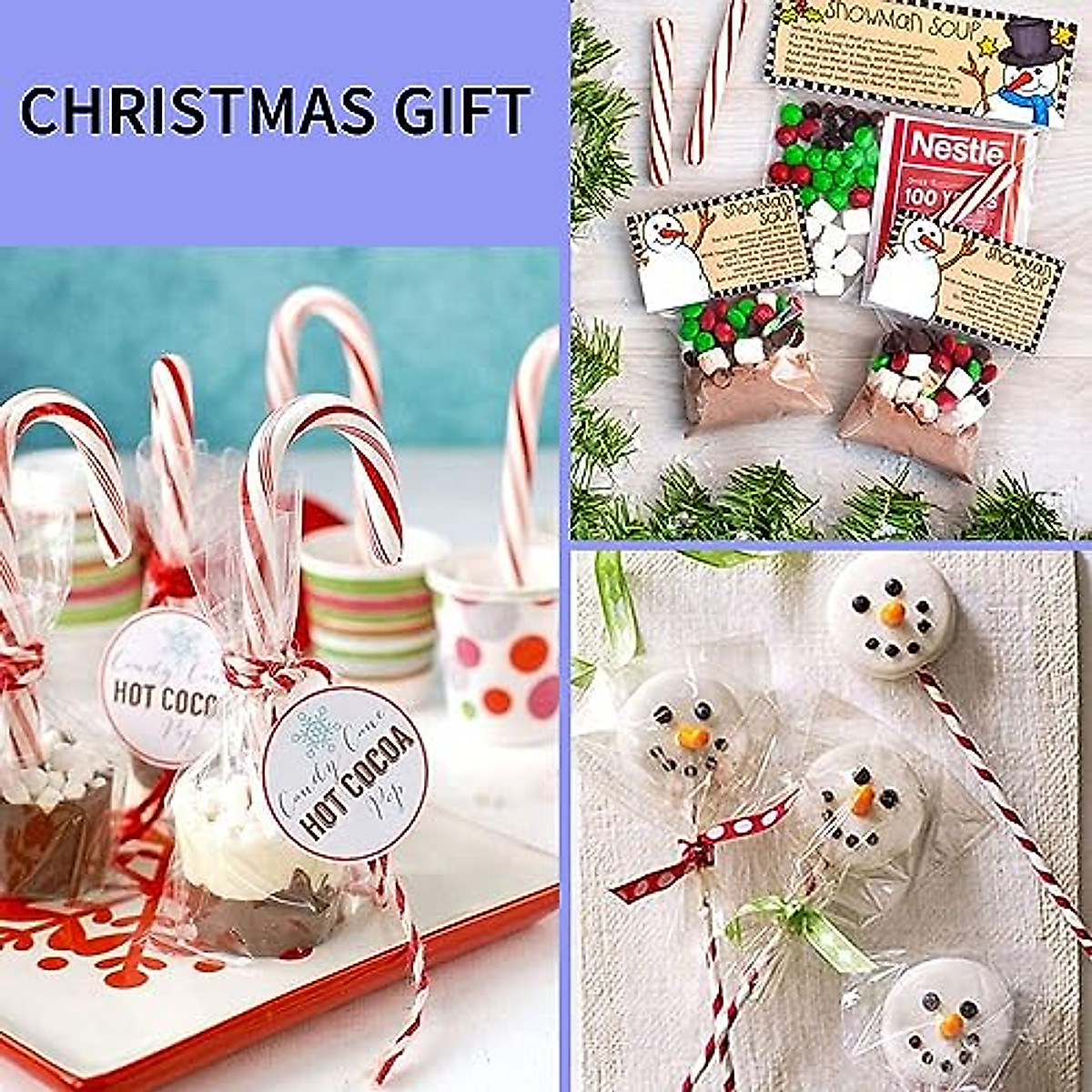 Ghims 100PCS Clear Cellophane Bags, Cellophane Treat Bags, Clear Gift Bags, 1.4 mils Thick Self Sealing OPP Cello Bags for Bakery Cookies Goodies Favor Decorative Wrappers (3.9" x 5.9")