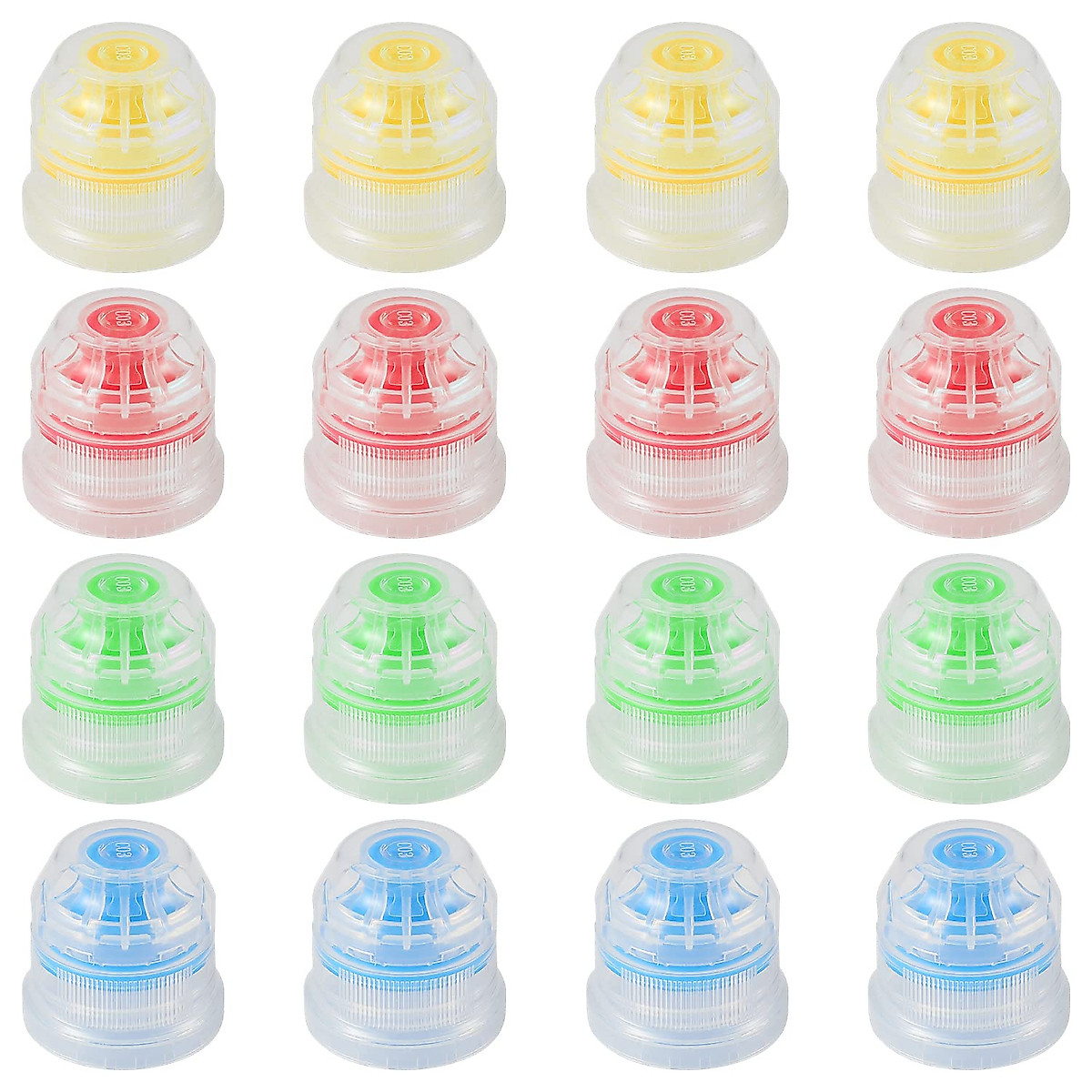 TOYMIS 16pcs 28mm Push Pull Replacement Caps, Flip Cover Plastic Replacement Push Pull Caps Colorful Bottle Cover Replacement for Sport Water Bottle