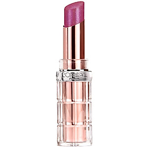 L'Oreal Paris Makeup Colour Riche Plump and Shine Lipstick, for Glossy, Radiant, Visibly Fuller Lips with an All-Day Moisturized Feel, Mulberry Plump, 0.1 oz.
