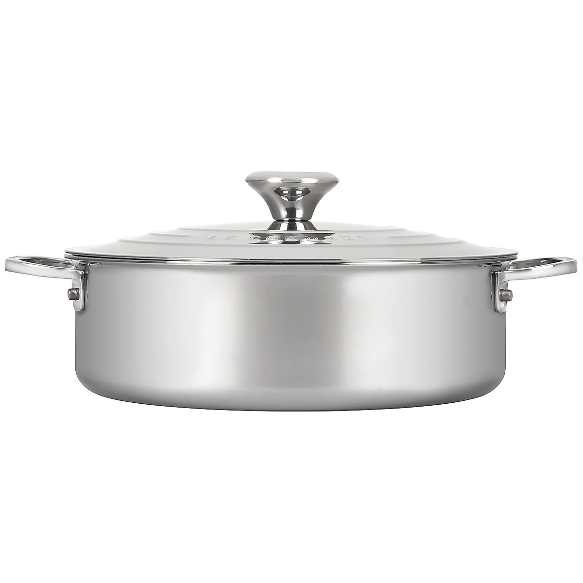 Le Creuset Tri-Ply Stainless Steel Rondeau Pan, 4.5 Quart