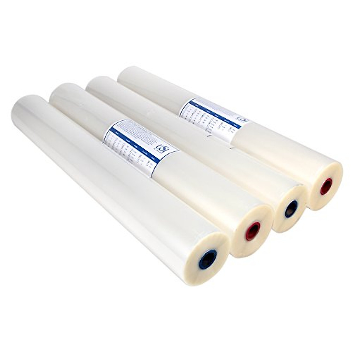 USI Opti Clear Premium Thermal Low-Temp EVA Roll Laminating Film, 1 Inch Core, 3 Mil, 27 Inches x 250 Feet, Gloss Finish, 4-Pack