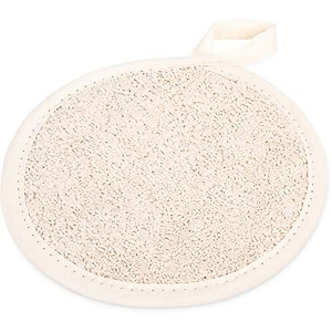 San Jamar Cotton Terry Cloth Round Potholders, 8 Inches, Tan, (Pack of 12), Medium