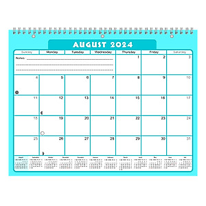 2024-2025 Academic Year 12 Months Student Calendar/Planner for Wall & Desk & 3-Ring Binder, for School, Teacher, Student (Edition #006)