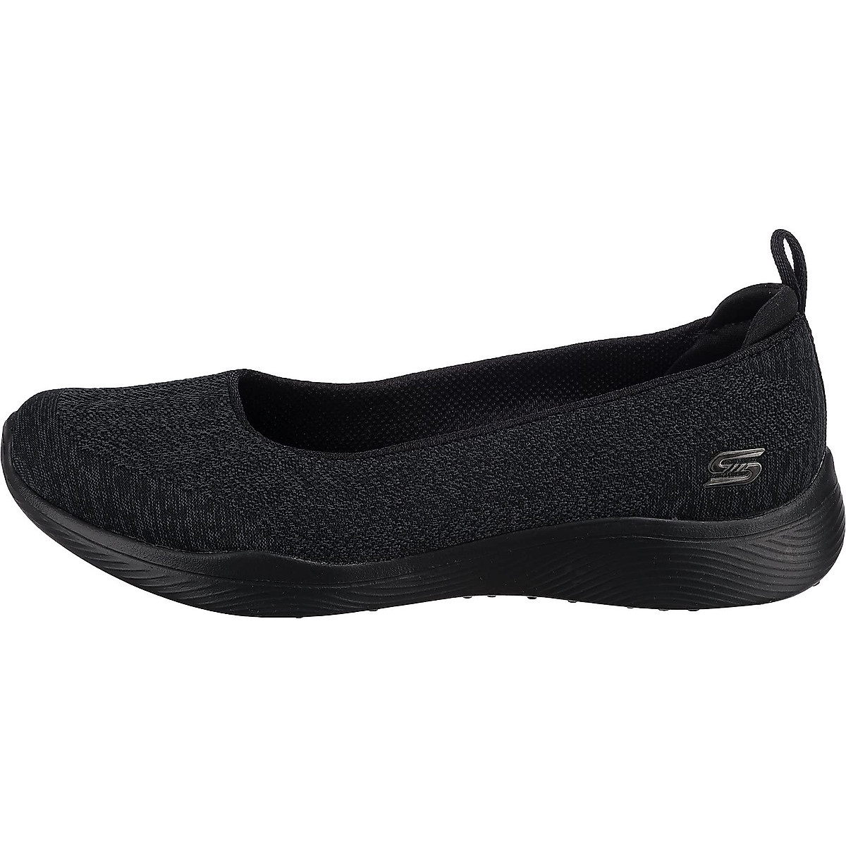 Skechers Women's Microburst 2.0 - Nice Form Slip On Sneakers, Black, 6.5