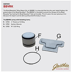 Gaither Handheld Bead Bazooka - 2nd Generation, Bead Seater Tool with Rapid Air Release, for Passenger, Commercial, and Agricultural Vehicles, 10 Liter