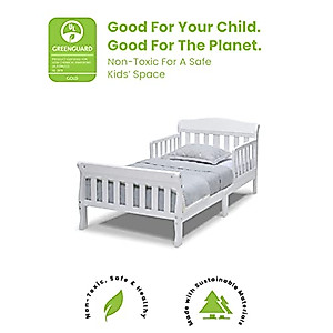 Delta Children Canton Toddler Bed - Greenguard Gold Certified, White