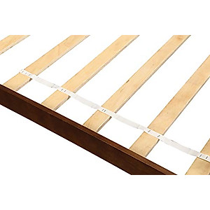 Twin Platform Bed,Solid Wood Bed Frame with Headboard and Footboard for Kids, Young Teens and Adults.No Box Spring Needed (Walnut)