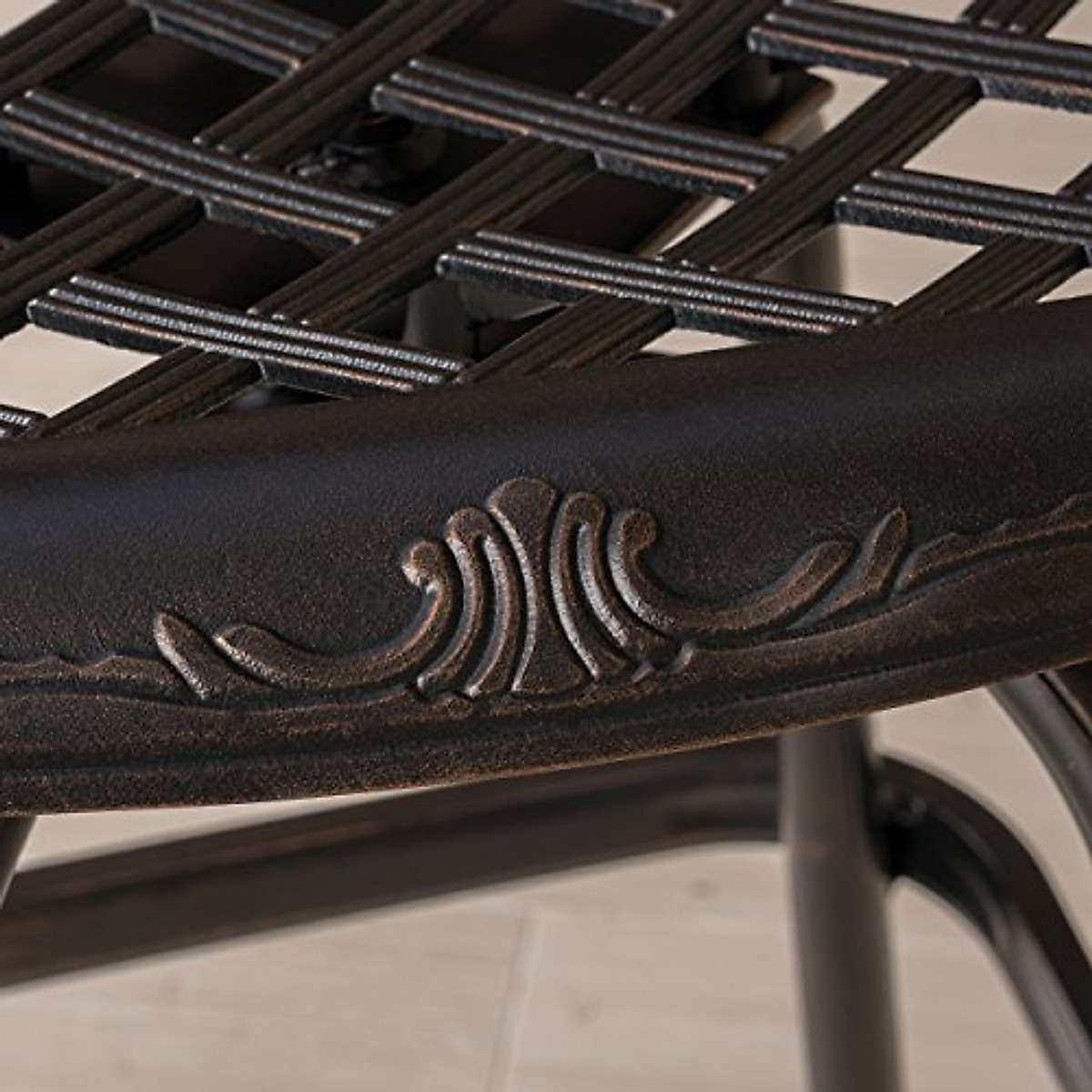 Christopher Knight Home Santa Maria Barstool, Shiny Copper