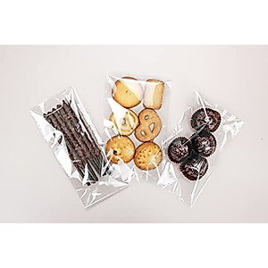 200ct - 6x9 Self Sealing OPP Cello Bags, 1.4 Mils Thick, Adhesive Strip, Safe For Baked Treats, Party Souvenirs, Documents & More