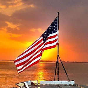 American Flag 3x5 Outdoor,outdoor flag,heavy duty,100% Made in USA, All Weather US Flags with Embroidered Stars Sewn Stripes Brass Grommets