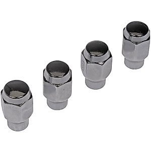 Dorman 711-312 Wheel Nut Chrome Et Conical M12-1.50 Compatible with Select Models, 4 Pack