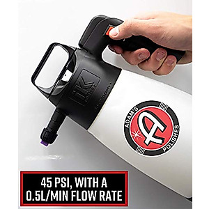 Adam’s IK Pro 2 Foaming Pump Sprayer - Pressure Foam Sprayer for Car Cleaning Kit Car Wash Car Detailing | Fill with Car Wash Soap Wheel Cleaner Tire Cleaner Rim | Water Sprayer Lawn Garden Weeds