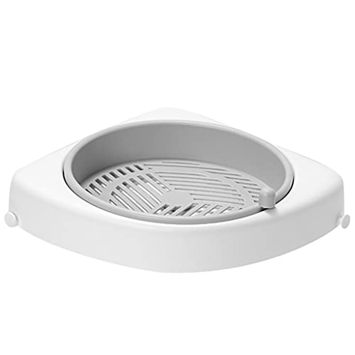 Bathroom Degree Rotating for Triangle Shelf Toilet Spinning Corner Organizer Holder Tray Storage Rack 360° Rotating Triangle Shelf