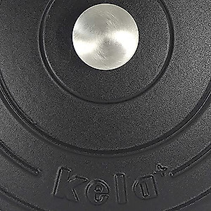 Kela Calido Round Casserole Dish 4 Litres Cast Iron Black