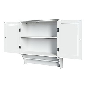 RiverRidge Ashland Two-Door, White Wall Cabinet