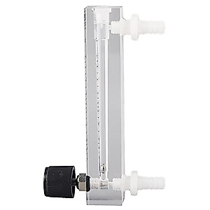 LZQ-7 Flowmeter 2-20LPM Flow Meter Oxygen Air Gas Regulator Acylic Flowmeter Oxygen Air Flow Meter with Control Valve for Measuring Controlling