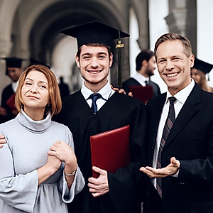 2023 Tassel Graduation-2Pcs Graduation Tassel Charms for Graduation Cap, Graduation Tassel 2023 for Graduate Hats, Academic Graduation Cap Tassel Charms (Black)