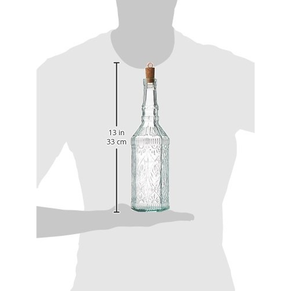 Bormioli Rocco Country Home Fiesole Bottle, 24-Ounce