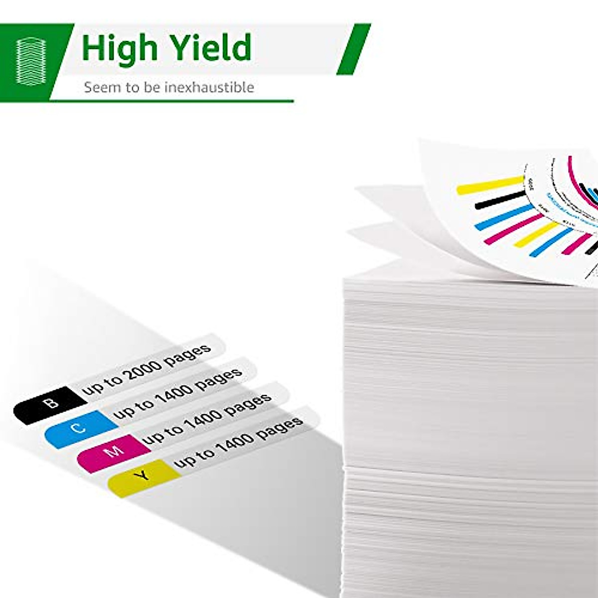 GREENSKY Compatible Toner Cartridge Replacement for Dell 1250 1250C 810WH C5GC3 XMX5D WM2JC to use with C1760nw C1765nfw 1350cnw 1355cn 1355cnw C1765nf Printer (Black Cyan Magenta Yellow, 4 Pack)