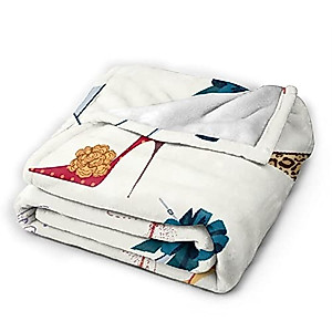 Ultra Soft Throw Blanket,Shoe High Heels Stiletto Luxury Flower Ribbon Women Pump Silhouette,Cozy Warm Flannel Fleece Blankets Lightweight Bedding Throws for Bed Couch Sofa Chair Home Decor 60"x50"
