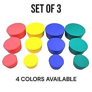 Wilmington Steelwares Silicone Food Storage Containers With Lids (Deja Blue)