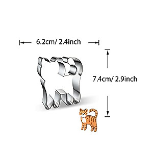 WJSYSHOP Cat Shape Cookie Cutter - K