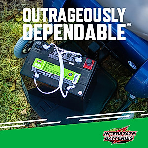 Interstate Batteries 12V 55Ah Deep Cycle Mobility Battery Group 22NF VRLA SLA AGM (UT Terminal) Rechargeable Replacement for ATVs, Scooters, Wheelchairs, Trolling Motors (DCM0055U)