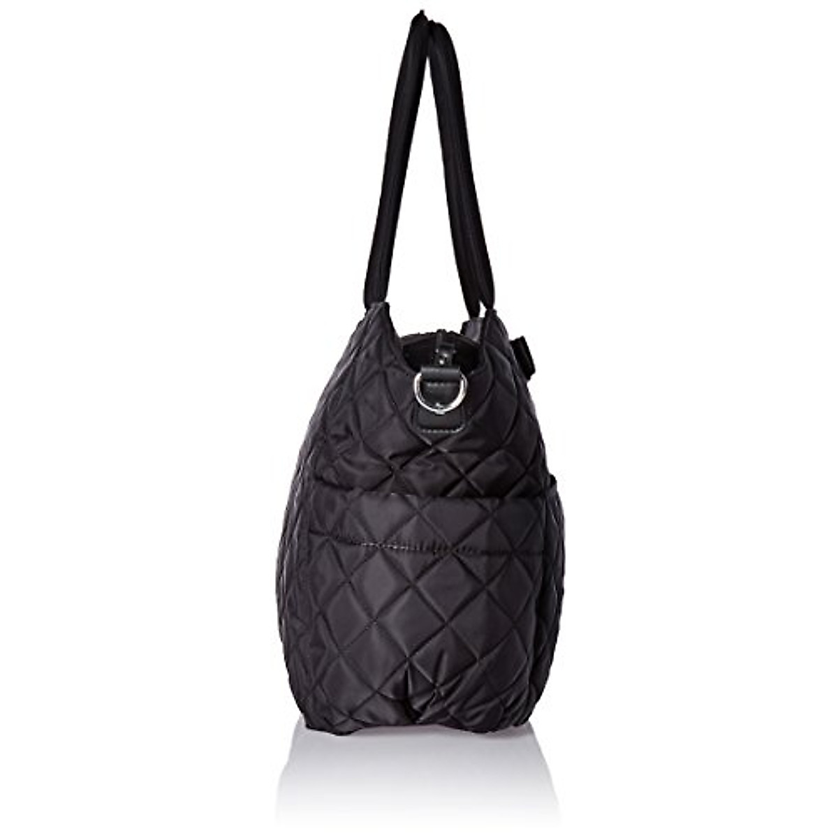 Storksak Bobby Quilted Shoulder Bag Diaper Bag, Black