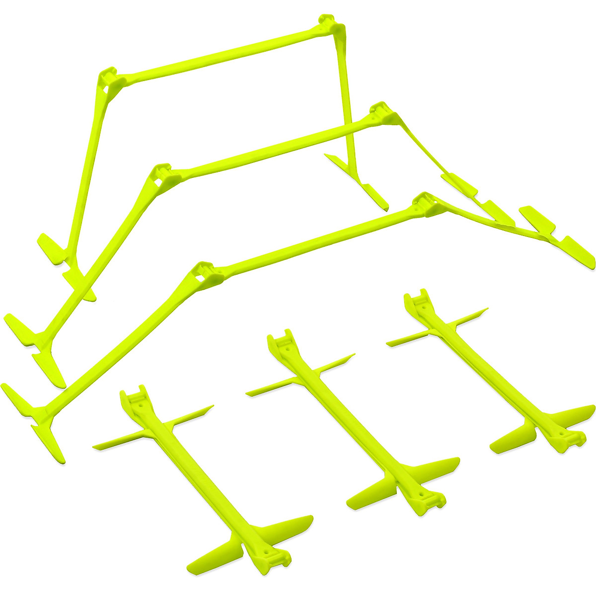 QUICKPLAY PRO Adjustable Height: 6", 9" + 12" The Original All-in-One Speed Hurdles (Set of 6) Speed Training Hurdles, Agility Hurdles and Plyometric Hurdles Patented