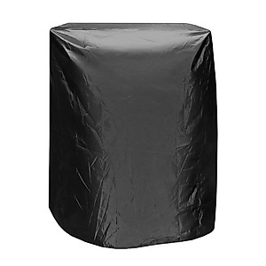 QWORK Black Treadmill Cover - Waterproof and Durable 46" L x 38" W x 66" H - Suitable for Most Folding Treadmills - Comes with Storage Bag