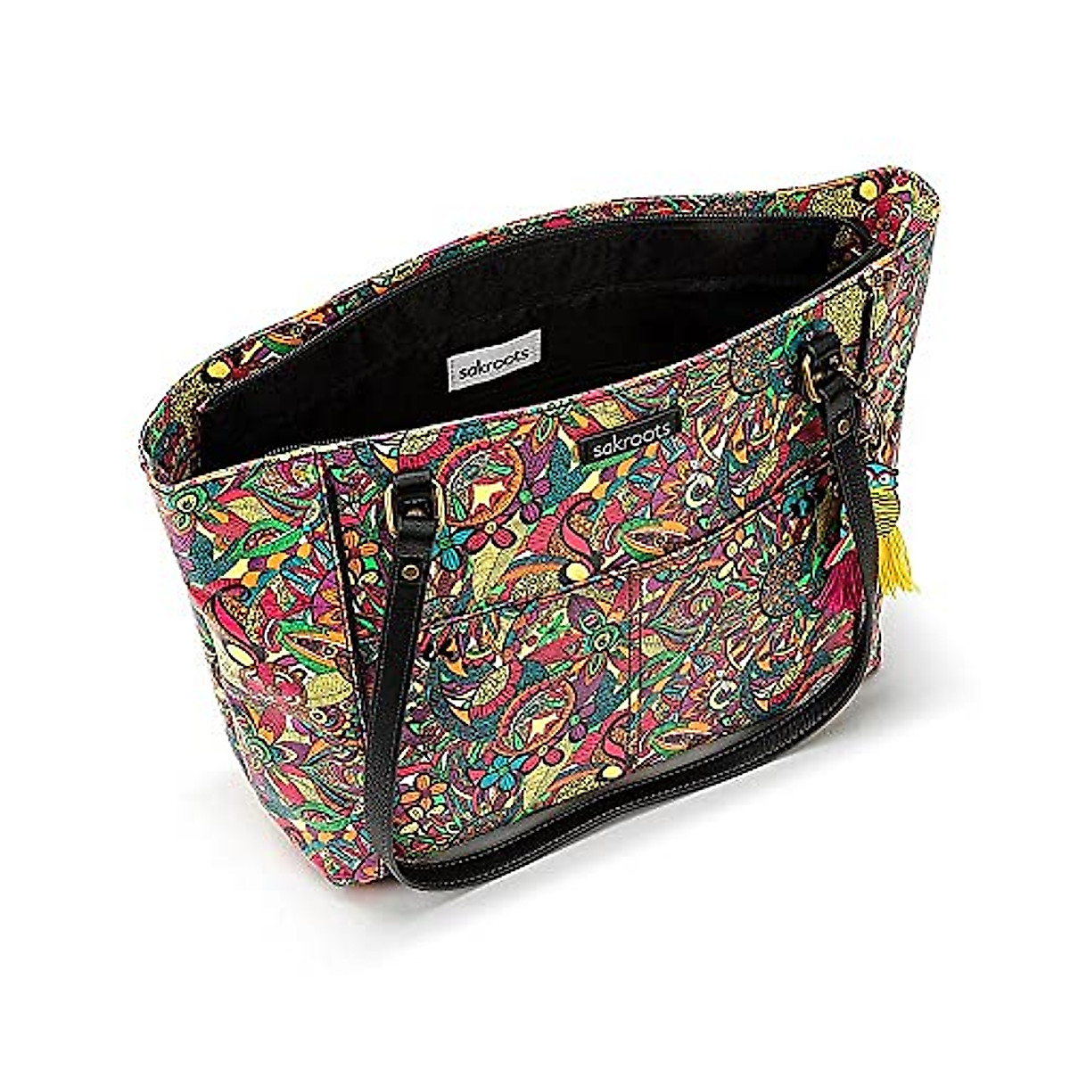 Sakroots womens Women's Metro tote, Rainbow Spirit Desert