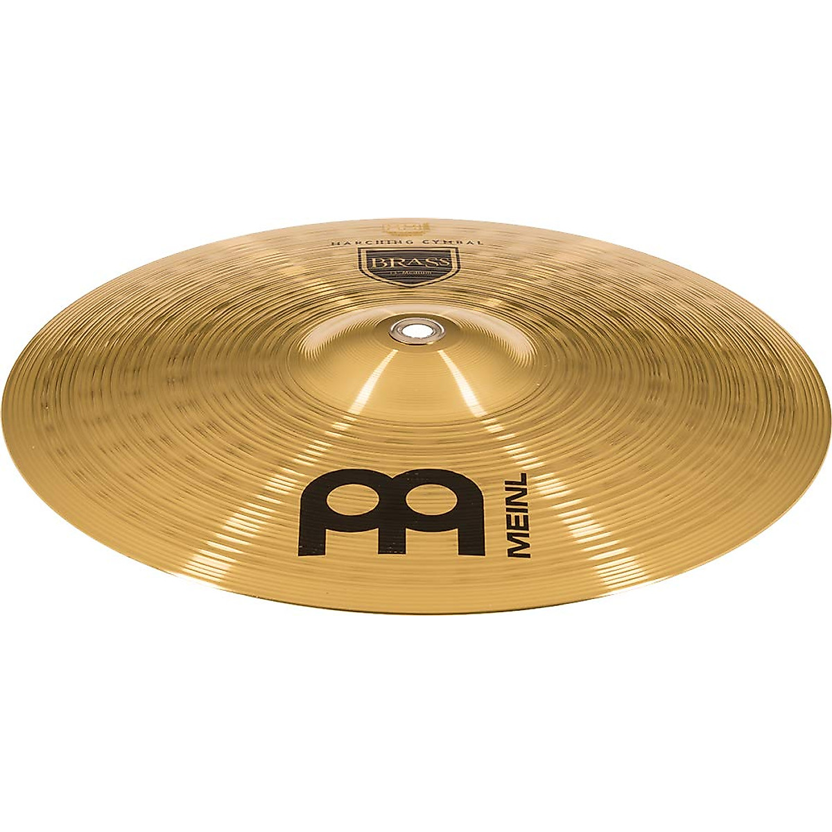 Meinl 13” Marching Cymbal Pair with Straps - Brass Alloy Traditional Finish - Made In Germany, 2-YEAR WARRANTY (MA-BR-13M)