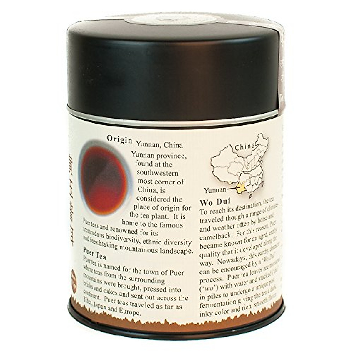 The Tao of Tea, Topaz Puer Pu-er Tea, Loose Leaf, 3.5 Ounce Tin