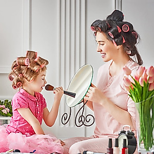 Big Self-Grip Hair Rollers with Stainless Steel Duckbill Clips for Long, Medium Hair and Volume