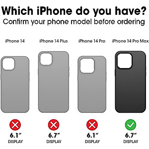 OtterBox Commuter Series Case for iPhone 14 Pro Max (Only) - Non-Retail Packaging - Don't Be Blue