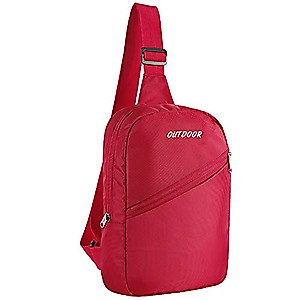 XQXA Small Sling Bag Crossbody Chest Bag Lightweight Daypack for Travel Hiking