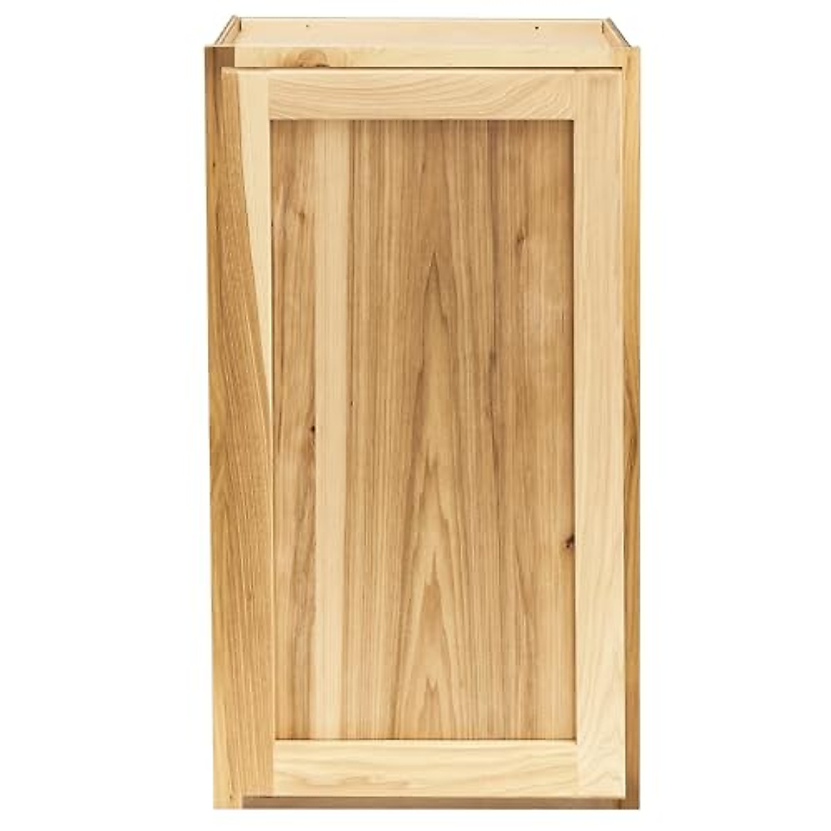 Quicklock RTA (Ready-to-Assemble) 30" Tall Wall Kitchen Cabinets - Shaker Style | 100% Hardwood | Made in America | Soft Close Hardware (Rustic Hickory, 12" D x 24" W x 30" H)