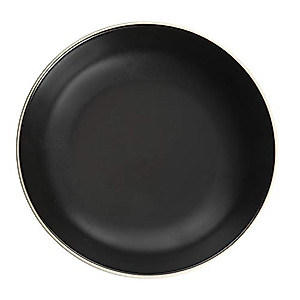 Gibson Soho Lounge Soho Lounge Dinnerware Set, 9.7" Serving Bowl, Matte Black