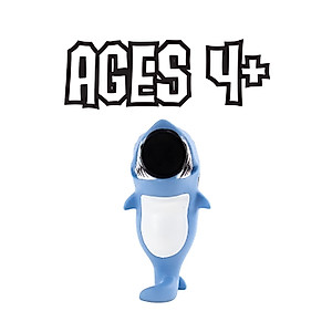 Hog Wild Shark Popper Toy 2-Pack - Launch Foam Balls Up to 20 Feet, Indoor/Outdoor Fun, 12 Balls Included, for All Occasions - Ages 4+ | Exciting & Entertaining Playtime