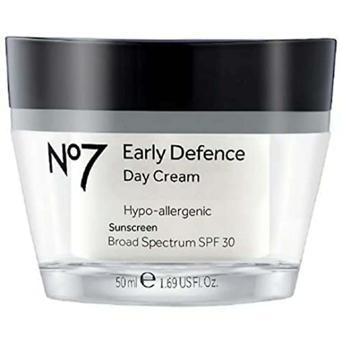 No7 Early Defence Glow Activating Face Cream - Day and Night Bundle - 1.69 fl oz Each - Hypoallergenic Day and Night Cream by No 7 - SPF 30 in Day Cream