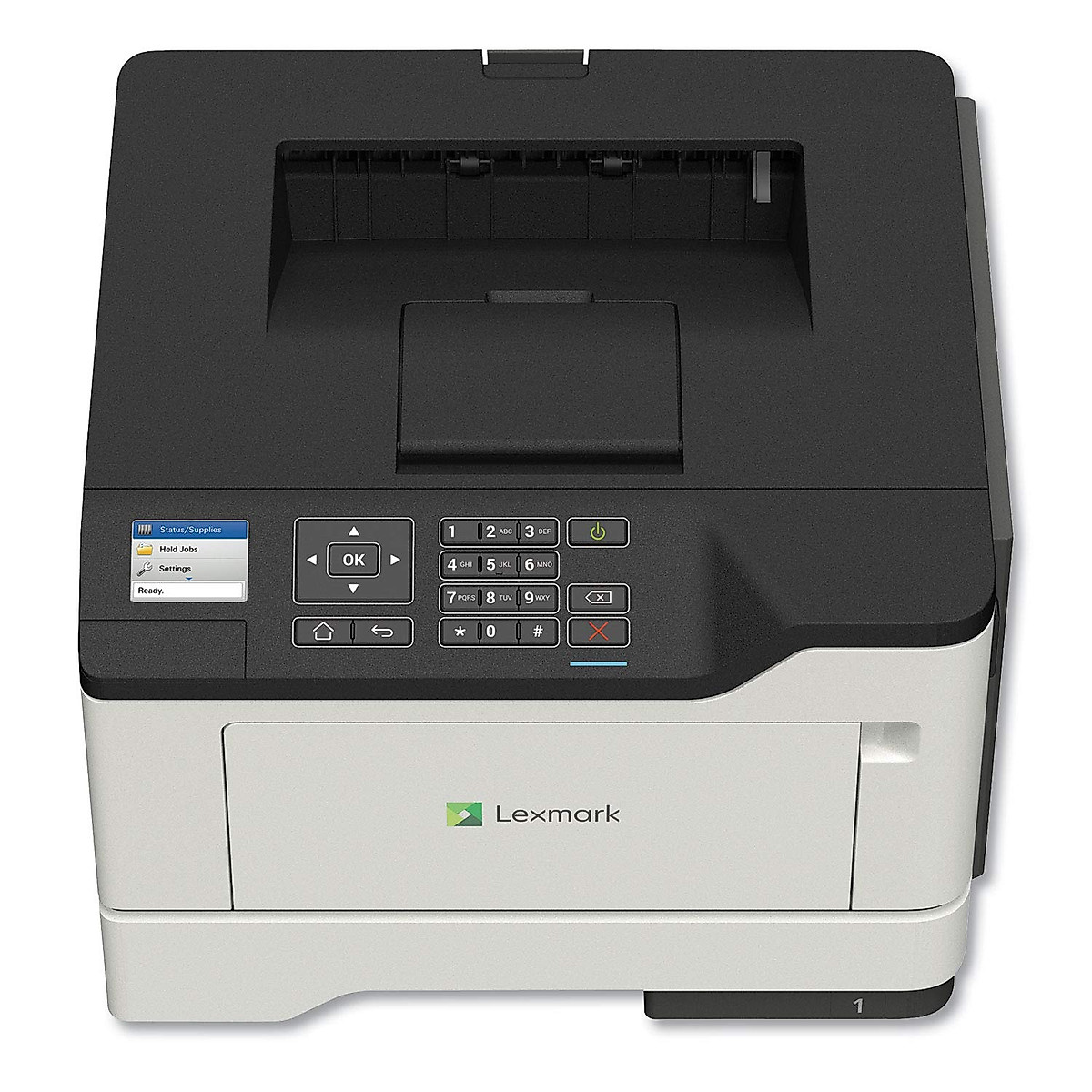 Lexmark MS520 MS521dn Desktop Laser Printer - Monochrome - 46 ppm Mono - 1200 x 1200 dpi Print - Automatic Duplex Print - 350 Sheets Input - Ethernet - 120000 Pages Duty Cycle