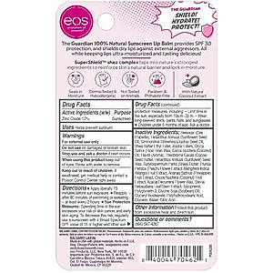 eos Sun Protect - Coconut | SPF Lip Balm with SPF 30 Protection and Water Resistant | Lip Care to Nourish Dry Lips | Gluten Free | 0.14 oz