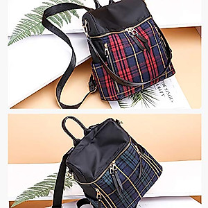 zhongningyifeng Women Backpack Purse Small Waterproof Nylon Rucksack Lightweight Fashion Casual Travel Ladies Shoulder Bag Daypack