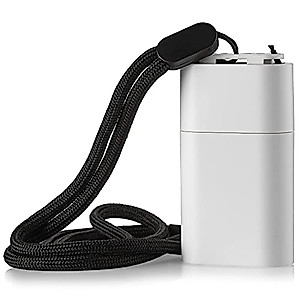 Portable Air Purifier Necklace - Rechargeable and Wearable Personal Air Device for Kids and Adults - Portable & Travel Size, Use at Home, Office, Car, Grocery Store, School or Outdoor Activities
