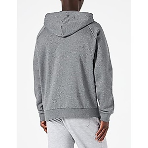 Under Armour Men's UA Rival Fleece Full Zip Hoodie , Pitch Gray Light Heather (012)/Onyx White , XX-Large